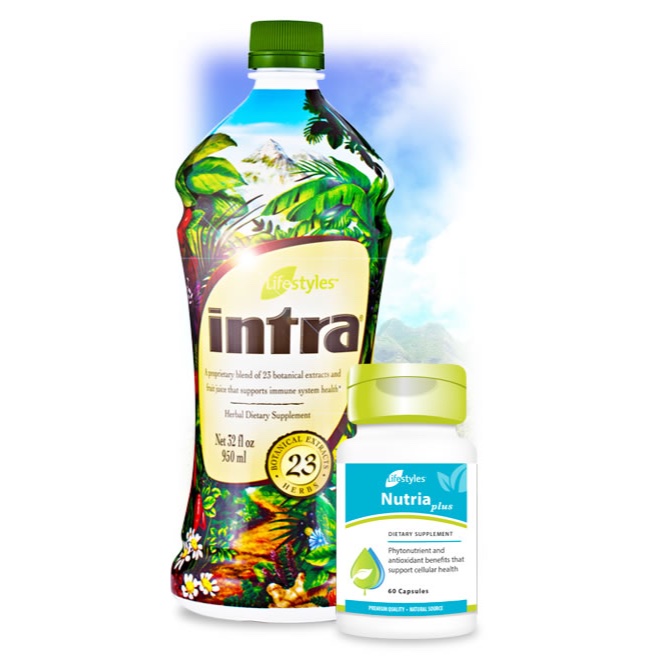 Lifestyles Intra Juice & Nutria Capsule Bundle Deal Wellpack With ...