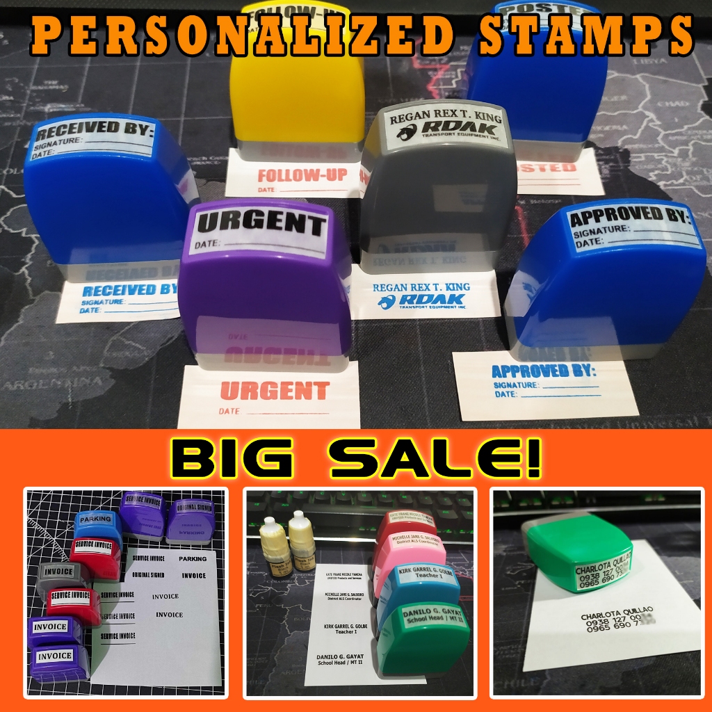 COD Stamps, Pre-Inked Stamps, Flash Stamps, Personalized Stamps, Trodat ...