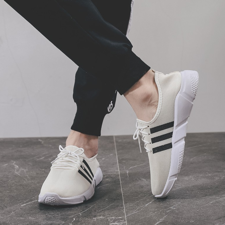 JEIKY Couple's Classic Shoes 3Stripes Sneakers #M900 (Standard Size ...