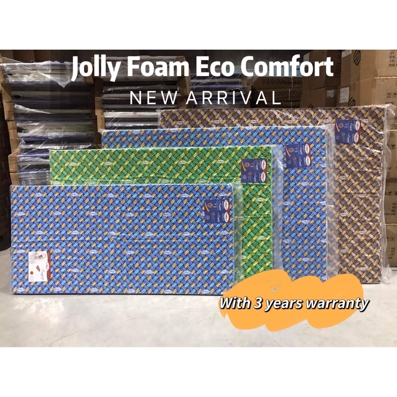 wellpacking Orginal Jolly foam 2” / 4” eco comfort with 3 years ...