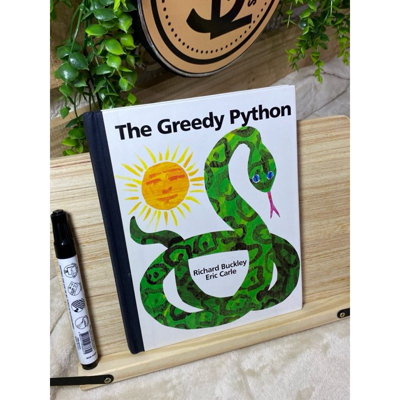Eric Carle The Greedy Python Hardbound Book | Shopee Philippines
