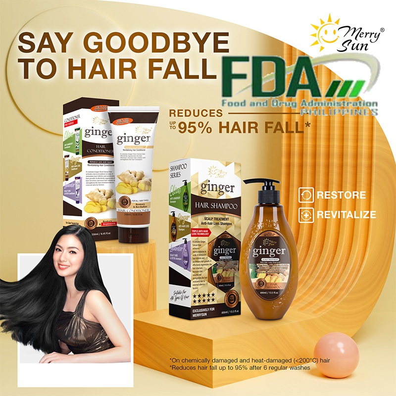 FDA Original Merry Sun Ginger Scalp hair Treatment Anti-Hair Loss ...