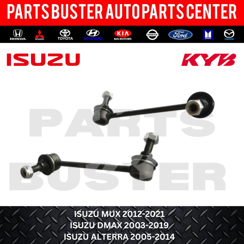 KYB STABILIZER LINK FRONT SET for ISUZU MUX 2012-2021,DMAX 2003-2019 ...