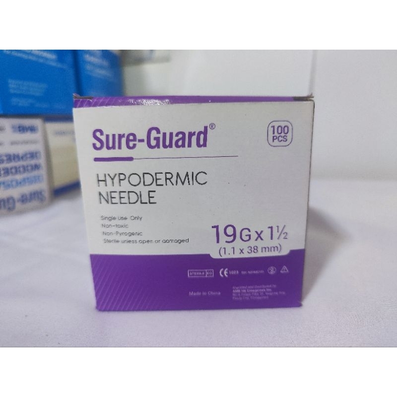 Sureguard Needle (G18, G25, G30 ) | Sterile (Sold Per Box) | Shopee ...