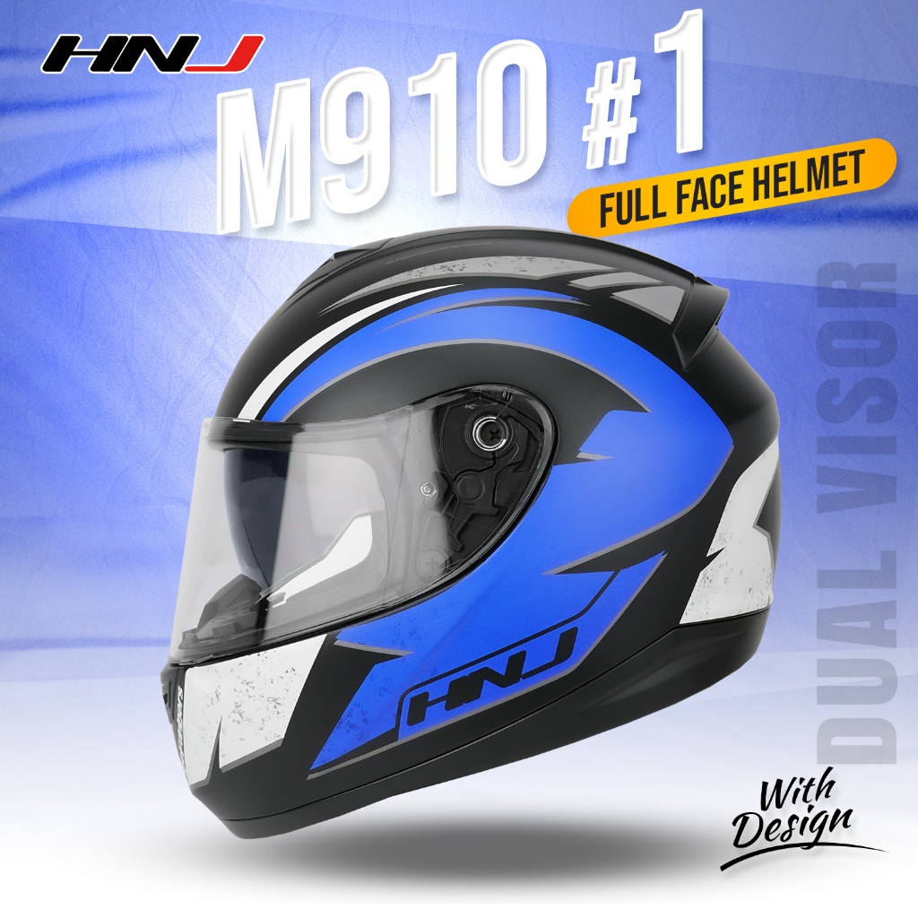 HNJ 2020 (M910) Full face helmet for motorcycle Plain and with Design ...