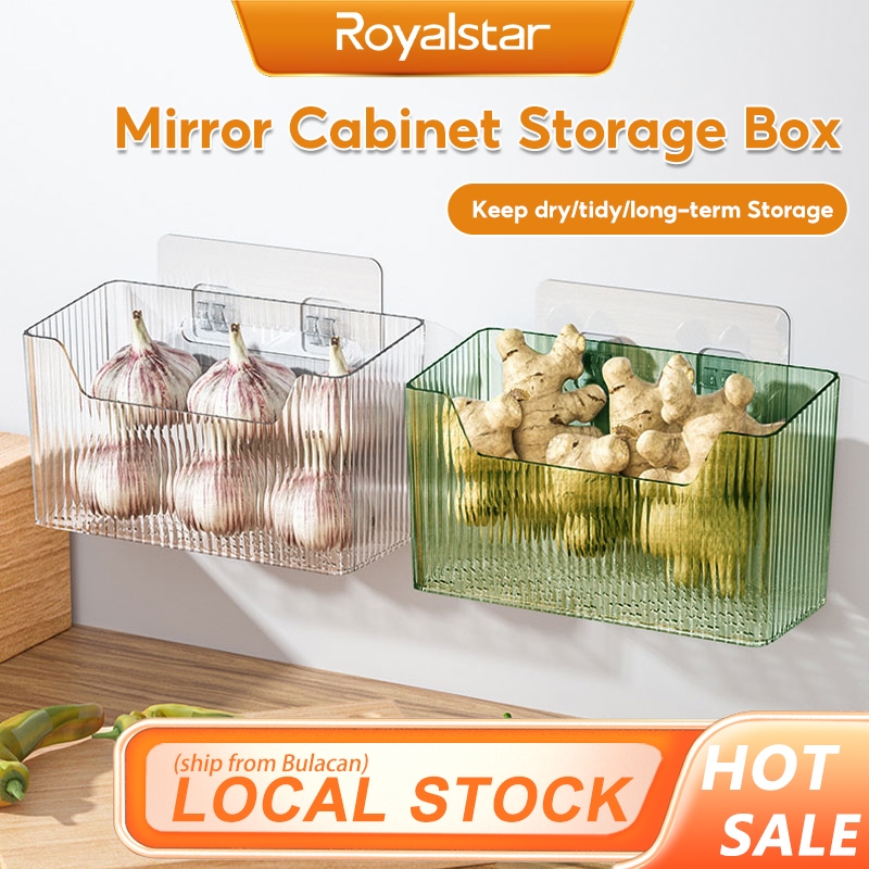𝗦𝗔𝗙𝗘 𝗗𝗘𝗟𝗜𝗩𝗘𝗥𝗬 Kitchen Organizer Ginger Garlic Storage Wall Hanging ...