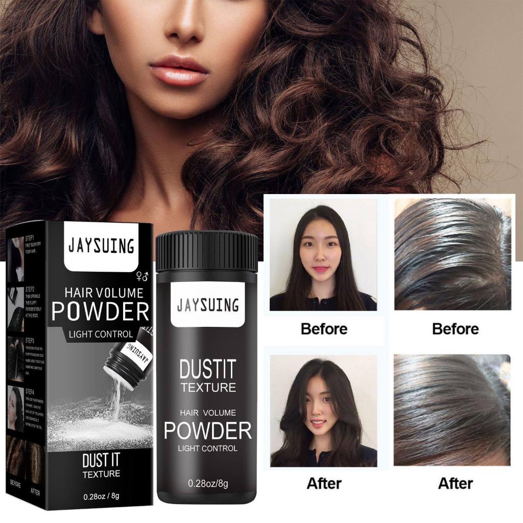 Hair Powder Unisex Hair Volume Styling Powder Refreshing Fluffy Oil ...