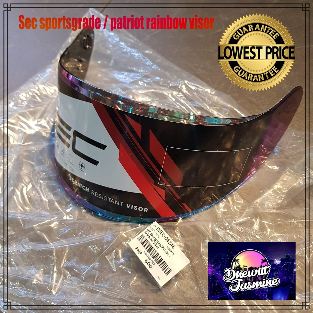 Sec sportsgrade / patriot rainbow visor | Shopee Philippines