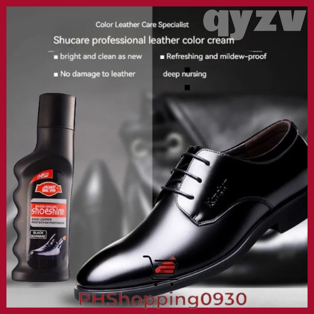 65ML Premium Liquid Shoe Polish Wax Leather Shoe Polish Leather ...