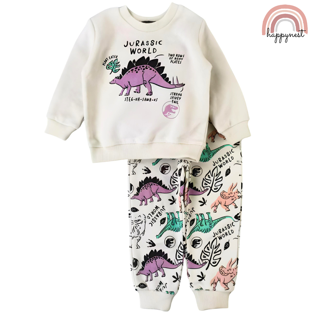 Happynest Jurassic World Dinosaur Tracksuit Terno for Boys and Girls 2 ...