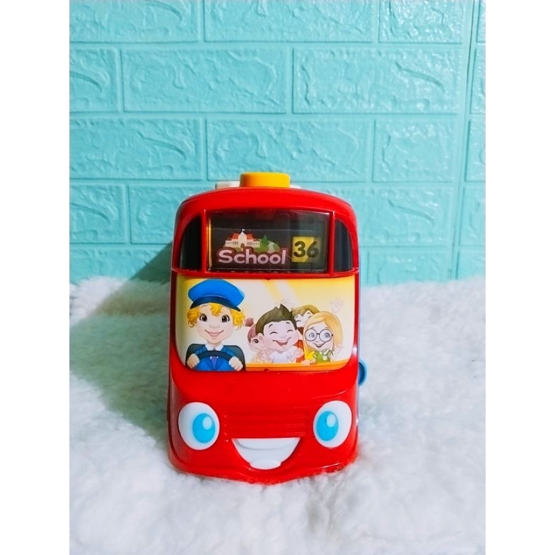 VTech Red Playtime Bus with Phonics | Shopee Philippines