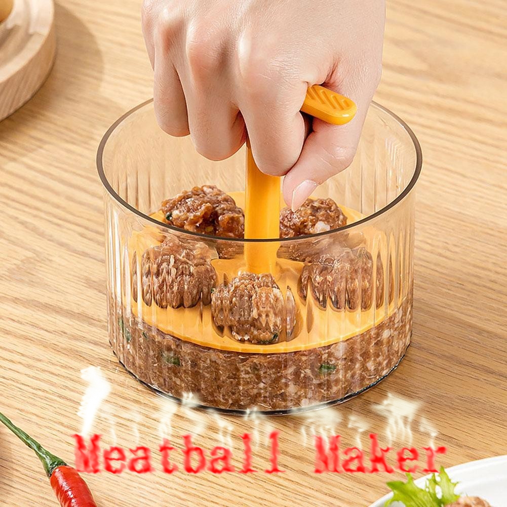 Translucnet Meatball Maker Tool, Manual Meat baller Maker, 5 Meatball ...