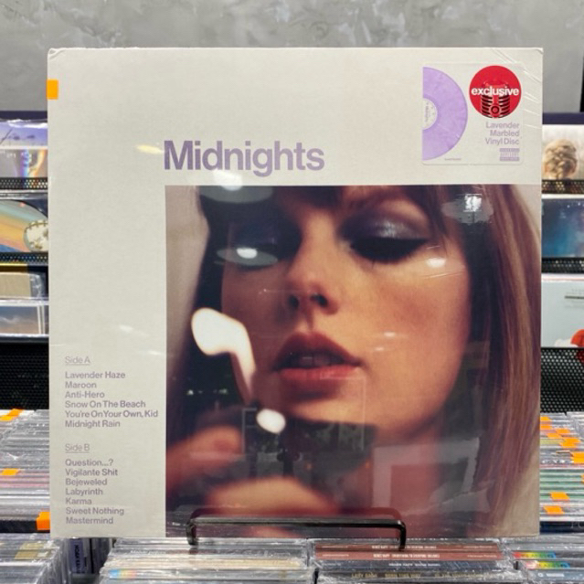 TAYLOR SWIFT Midnights Target Lavender Vinyl (Cover Dent) | Shopee ...
