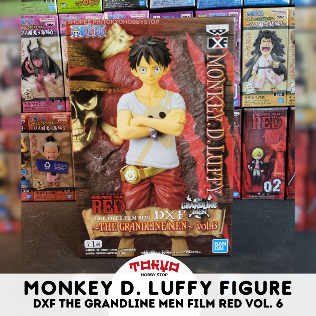 One Piece Figure DXF The Grandline Men Film Red Vol.6 - Monkey D Luffy | Shopee Philippines
