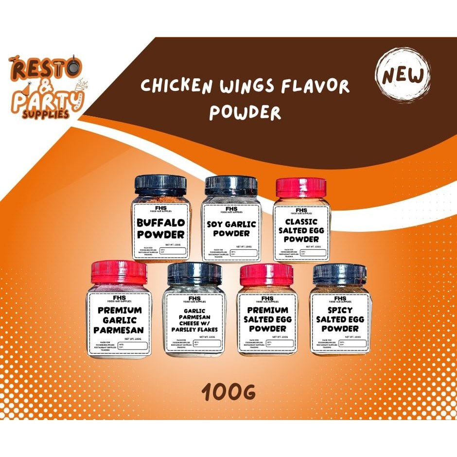 Chicken Wings Flavor Powder 100G | Shopee Philippines