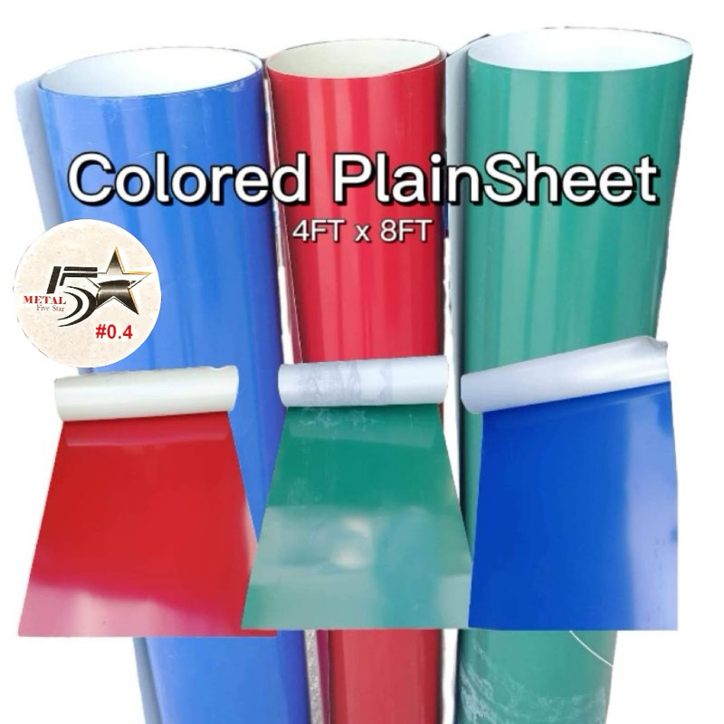 Plain Sheet Linso Pre-Painted 1 wholeSheet 4 FT x 8 FT Gauge 26/0.4mm ...