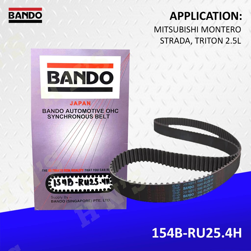 Bando Timing Belt for Mitsubishi Montero / Strada / Triton ( 154B-RU25 ...