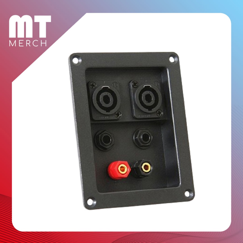 [MTY] (ST15) Speaker Terminal with Dual Mic Jack & Speak On/ Speakon ...