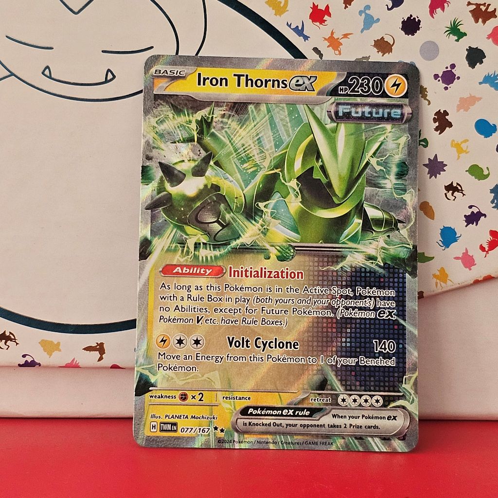 Pokemon TCG | Iron Thorns ex - 077/167 | Ultra Rare | Twilight Masquerade | Shopee Philippines