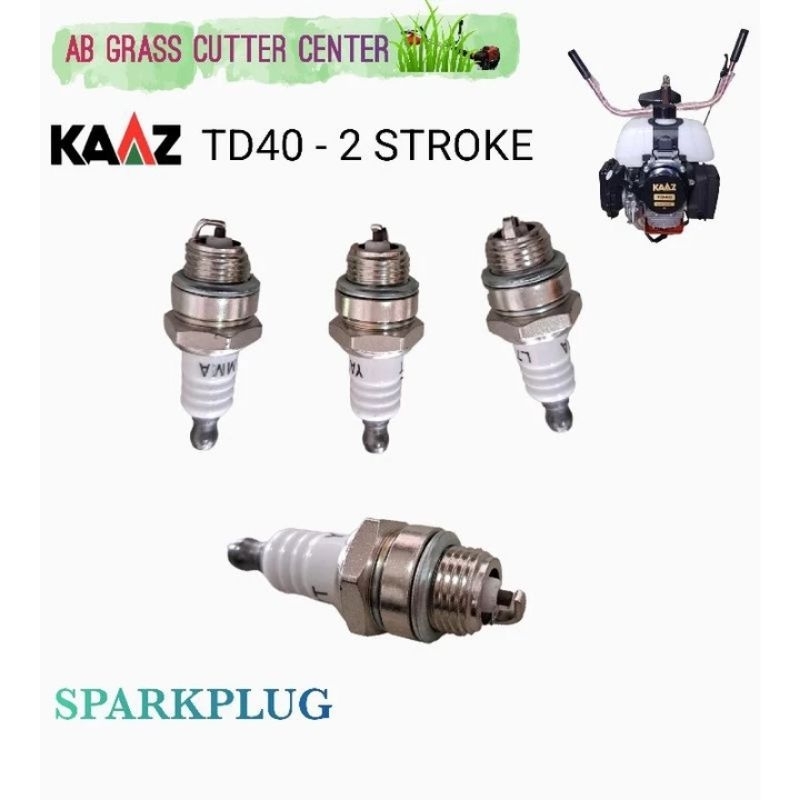 KAWASAKI TD40 2 STROKE GRASS CUTTER BRUSH CUTTER SPARK PLUG | Shopee Philippines