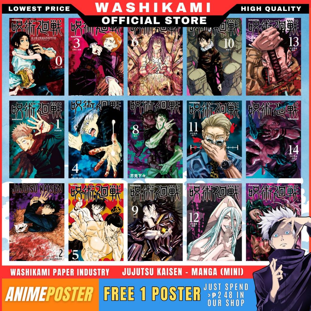 Jujutsu Kaisen - Mini Manga 4R/5R : Mini Posters Official Anime Poster ...