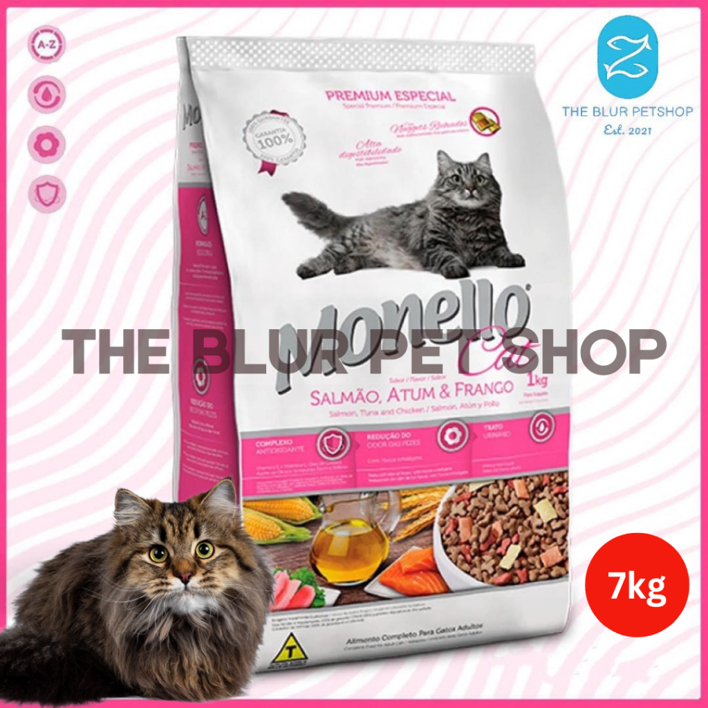 Monello 7kg All Stages Adult Kitten Dry Food Cat Cats | Shopee Philippines