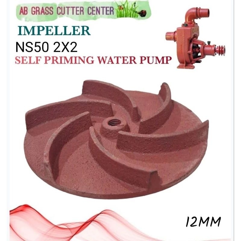 IMPELLER 12MM NS50 2X2 NITTO SELF PRIMING WATER PUMP | Shopee Philippines