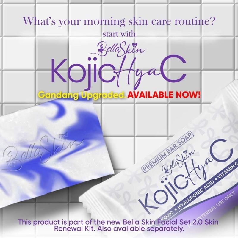 Bella Skin Kojic Hya-C Premium Bar Soap Version 2.0 | Shopee Philippines