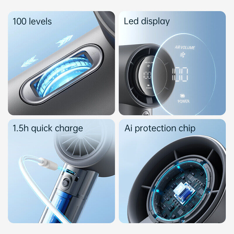 PRO1 LITE Handheld Fan | 1 to 100 Speed Level Handheld Fan | Shopee ...