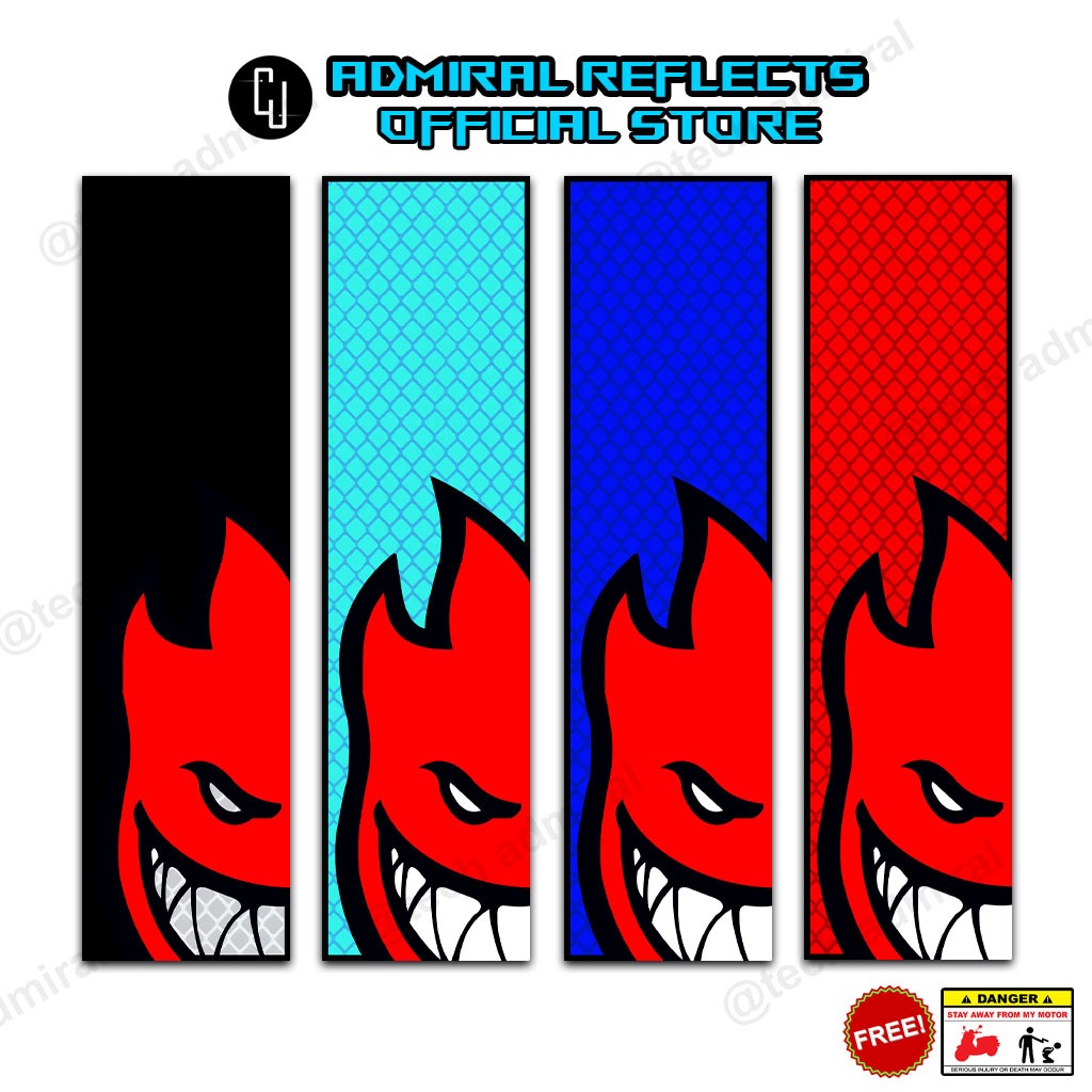 Alloy Top Box Sticker Waterproof Fire Emoji (REFLECTORIZED) | Shopee ...