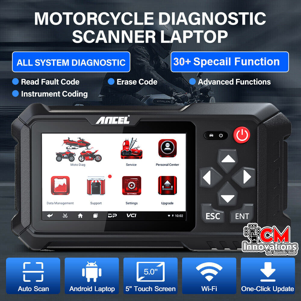 ANCEL MT500 motorcycle diagnostic tool is specially designed for ...