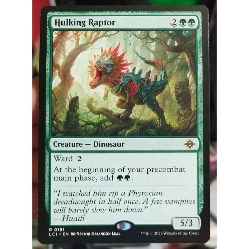 Hulking Raptor (Magic the gathering) | Shopee Philippines