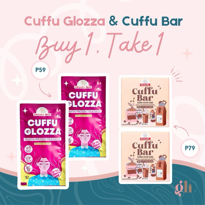 BUY 1 TAKE 1 CUFFU BAR & CUFFU GLOZZA MAGARA SKIN COFFEE SCRUB SOAP ...