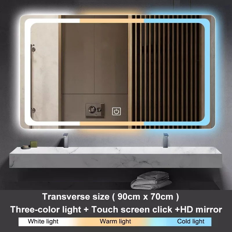 【Zivon &COD】Smart Bathroom Mirror with LED Light Decorative Wall ...