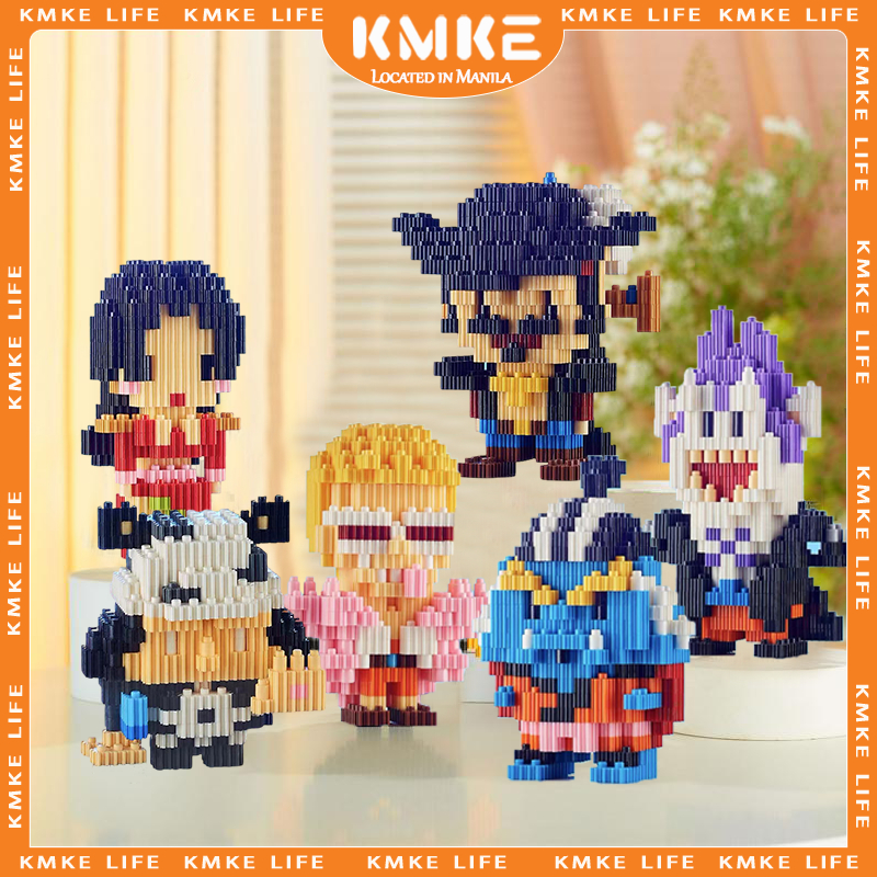 COD 7 Pcs Building Blocks Boa Doflamingo Crocodile Gekko Moria Anime ...