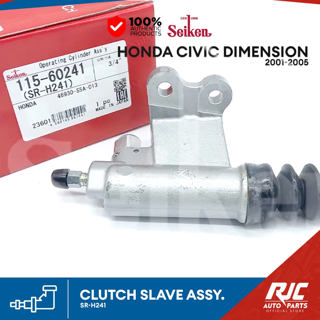 SEIKEN CLUCHT MASTER SLAVE HONDA CIVIC VT3 2001-2005 SR-H241 1pc | Shopee Philippines