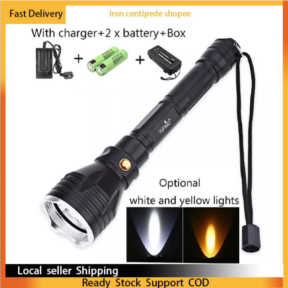 YUPARD Brand New Diving Flashlight Original 1200LM 10W L2 Underwater ...