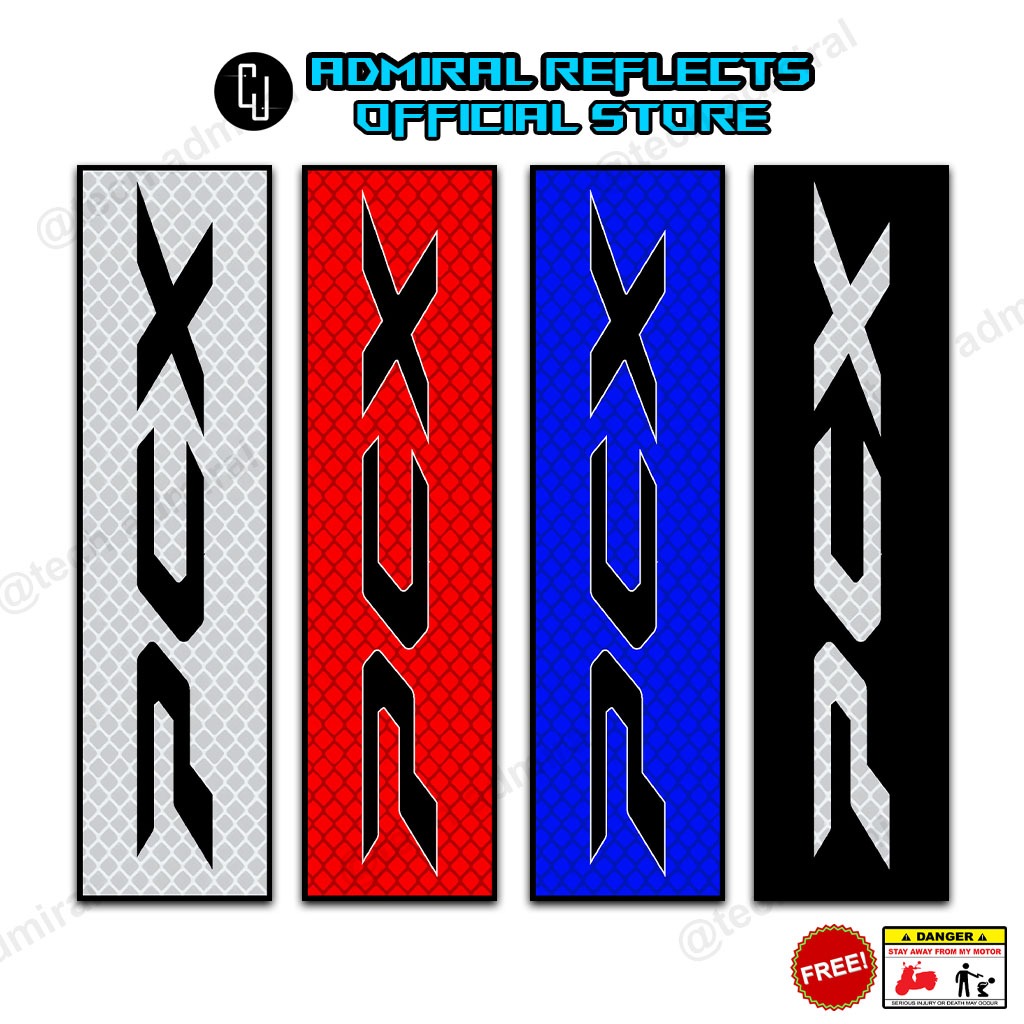 Alloy Top Box Sticker Waterproof PCX (REFLECTORIZED) | Shopee Philippines