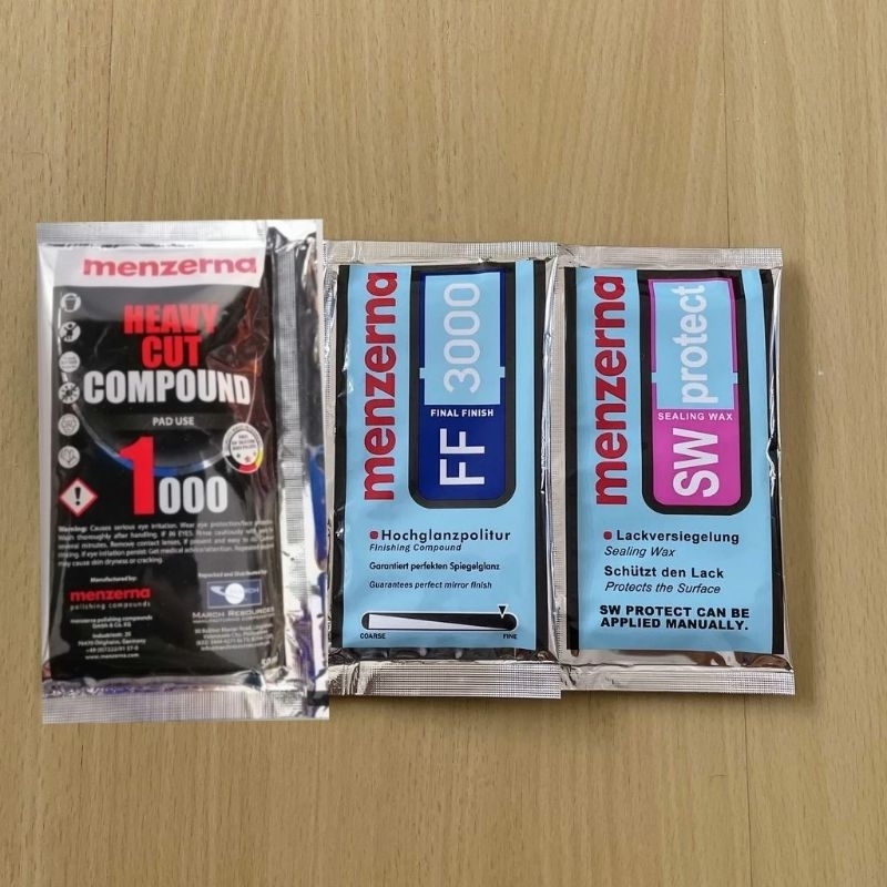 MENZERNA RUBBING COMPOUND POWER GLOSS 50ML PG-1000, FF-3000, SW PROTECT ...