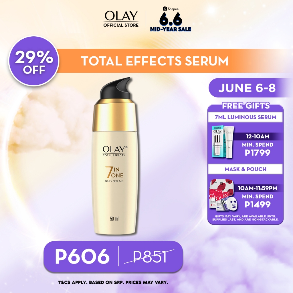 Olay Total Effects Niacinamide Anti Aging Serum Skincare 50ml | Shopee ...