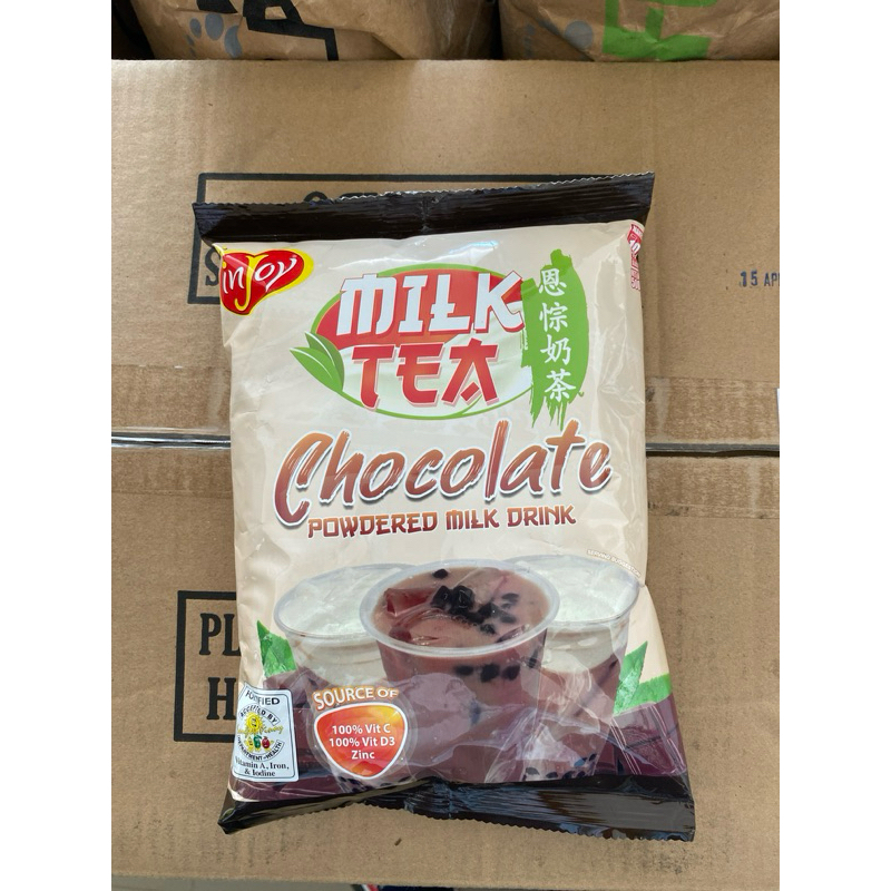 Injoy Milk Tea Chocolate Powdered Milk Drink 500g | Shopee Philippines