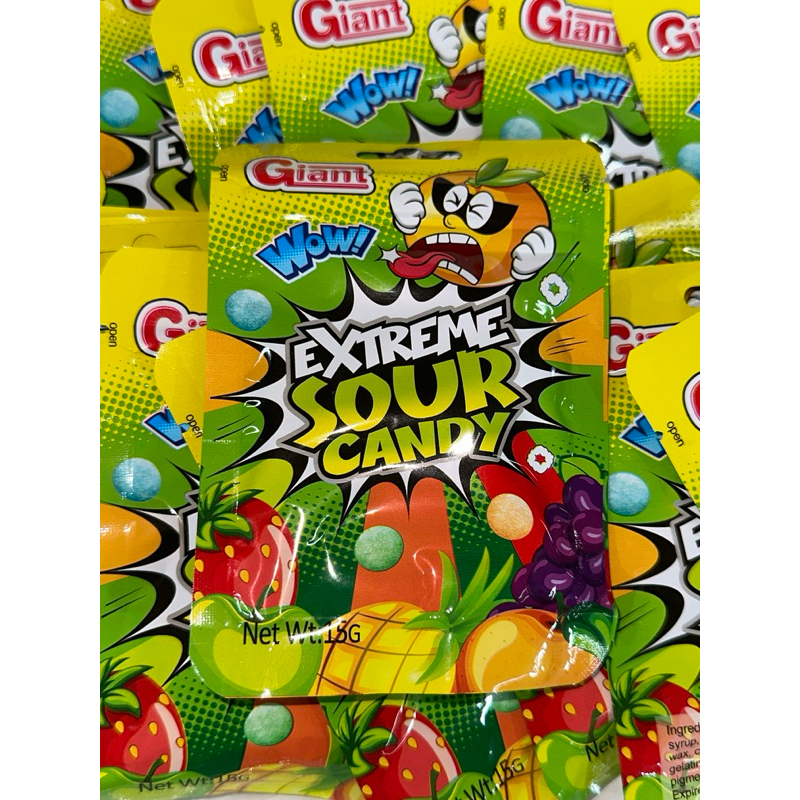 EXTREME SOUR CANDY 30 pieces | Shopee Philippines