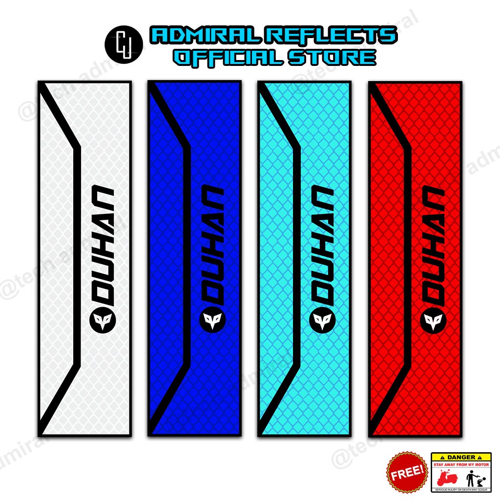 Alloy Top Box Sticker Waterproof Duhan Furious (REFLECTORIZED) | Shopee ...