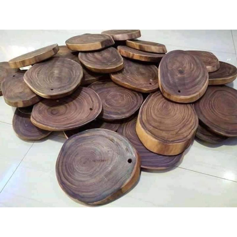 chopping board 1inches thick 6to7inches round(magkuno woo) | Shopee ...