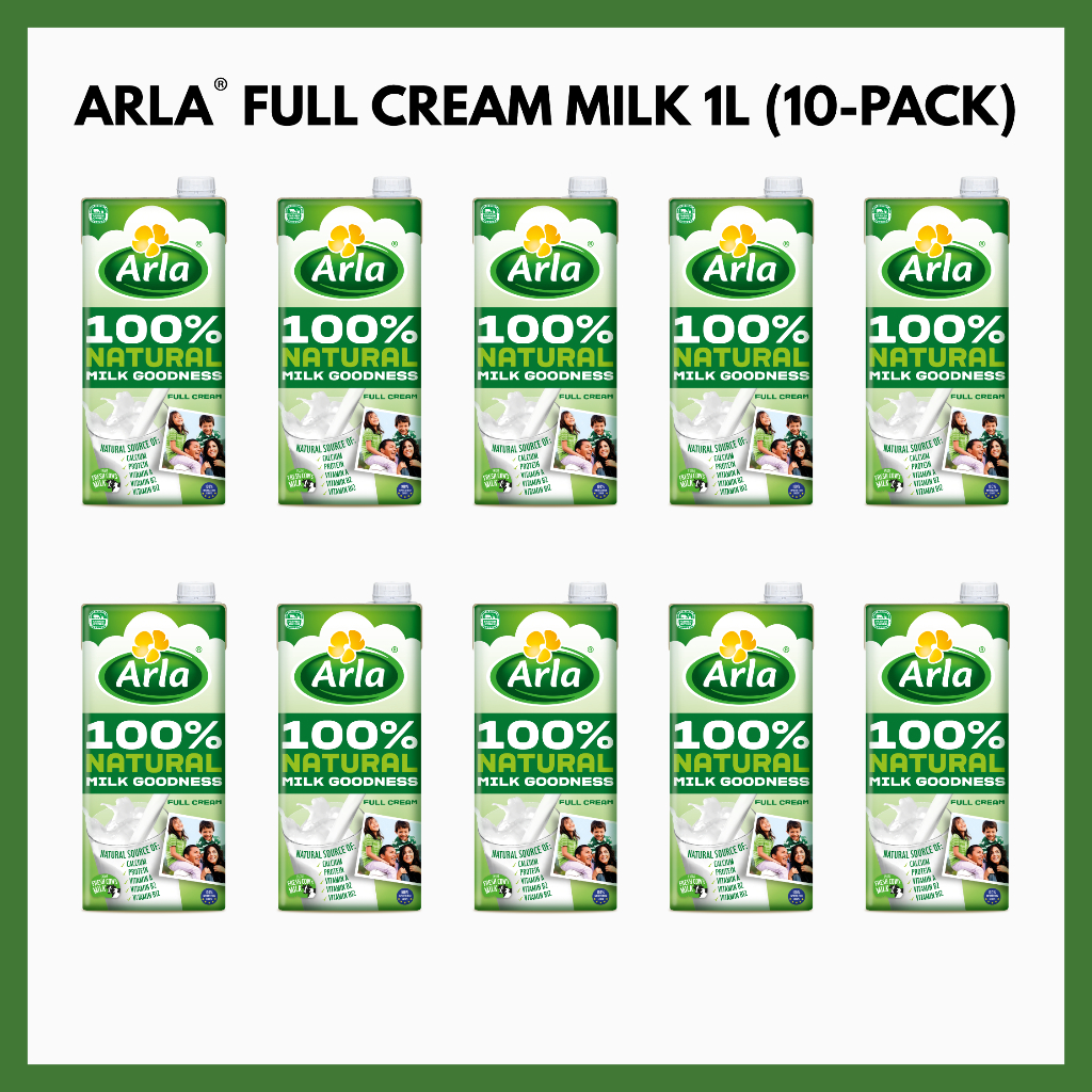 Arla Full Cream Milk 1L (10-pack) | Shopee Philippines