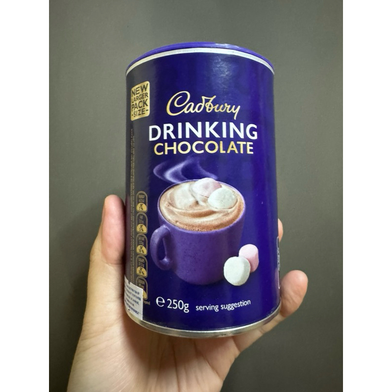 EXPIRY AUG 2024 250g Cadbury in TIN CAN Drinking Chocolate | Shopee ...