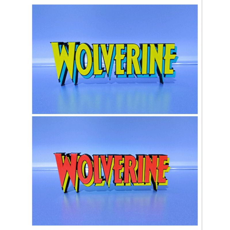 3d Printed Logo - Wolverine Display Stand for Collectible Action ...