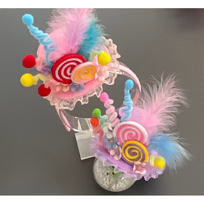 It’s a Party! Candyland Theme Party Hat Headband - Momcbows Candyland ...