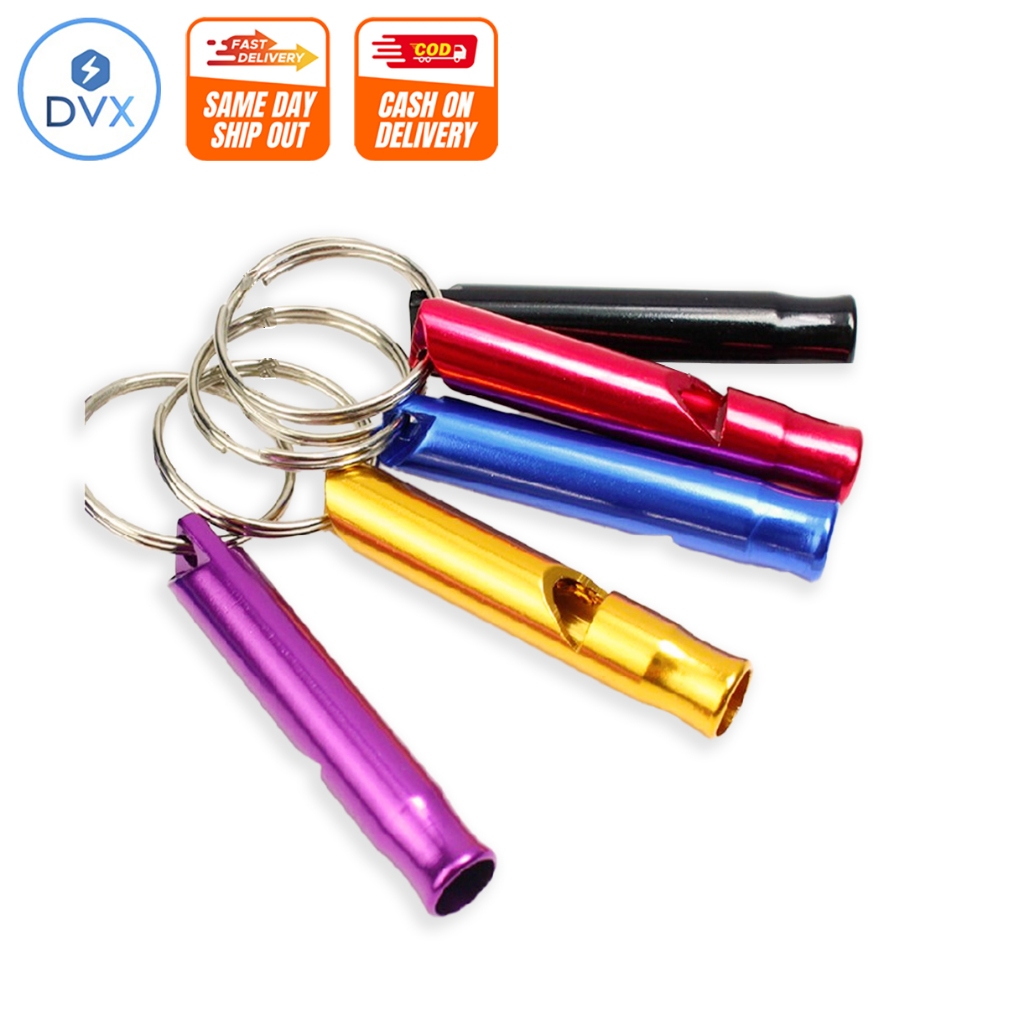 COD DVX Keychain Tube Whistle - Aluminum Small & Large Metal Emergency ...