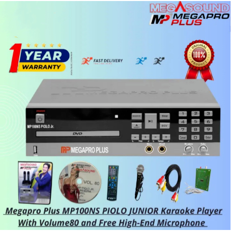 Megapro Plus Karaoke Player MP100NS Piolo JR ++20K Songs With Free High End Microphone | Shopee ...